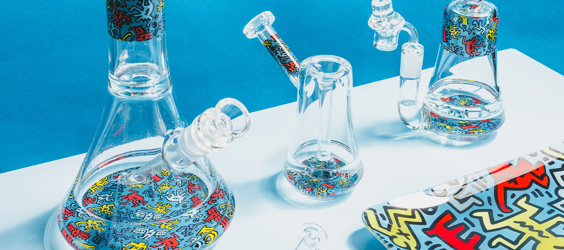 Collezione Keith Haring Glass di Higher Standards - VapoShop
